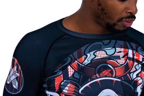 Blackout Samurai Ghost Short Sleeve Rash Guard – Ronin Brand